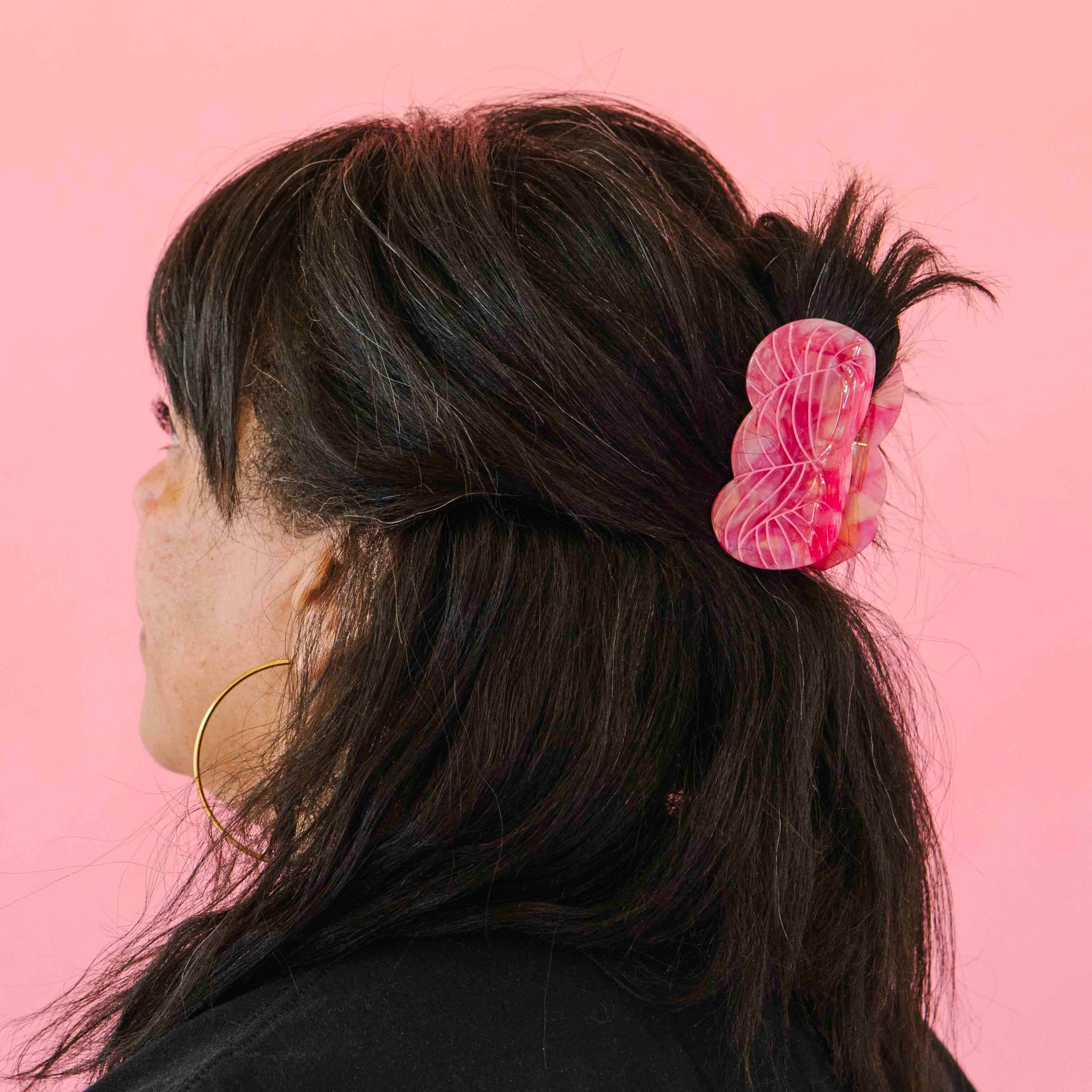 Pink Yarn Skein Hair Claw Clip – French Fry Quilt Company