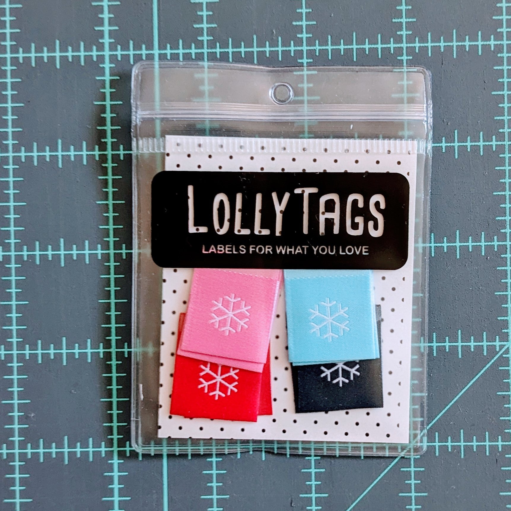 "Snowflakes" Lolly Tags Labels || Pack of 8 Woven Labels – French Fry ...